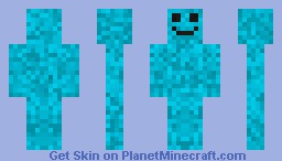Diamond man Minecraft Skin