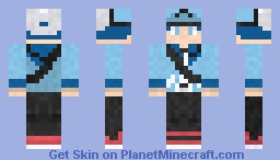 Pokemon Trainer (Blue) Minecraft Skin