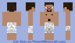 steve in a bath robe Minecraft Skin