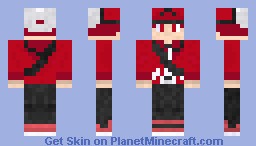 Pokemon Trainer (Red) Minecraft Skin