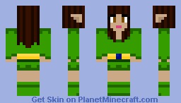Elf Girl Minecraft Skin