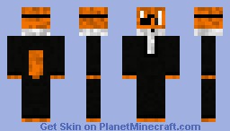 Agent Fox in a Tuxedo Minecraft Skin