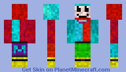 Insane Rainbow Guy!! Minecraft Skin