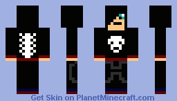 Goth boy Minecraft Skin