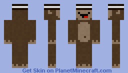 Top Hat Derp Monkey Minecraft Skin