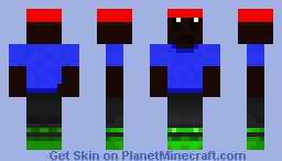 Black Man Minecraft Skin