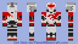 Blood Dragon Armor Minecraft Skin