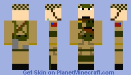 WW2 US airborne troop Minecraft Skin