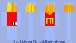 McDonalds French Fries Minecraft Skin