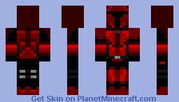 Red Bounty Hunter Minecraft Skin