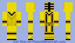 Yellow Mystic Force Power Ranger Minecraft Skin