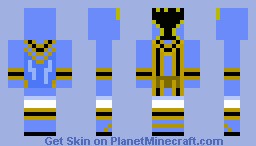 Blue Mystic Force Power Ranger Minecraft Skin
