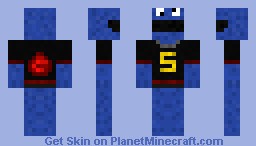 cookie monster Minecraft Skin