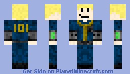 Fallout Vault Boy Minecraft Skin