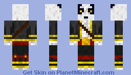 Panda monk Minecraft Skin