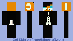 secret agent pig Minecraft Skin
