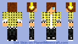 Hoodie Yellow Minecraft Skin