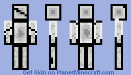 NEGA WHITE Minecraft Skin