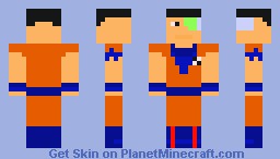 yamcha with scouter Minecraft Skin