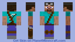 Steve Explorer Minecraft Skin