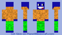 blue smiley Minecraft Skin