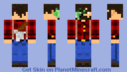 Half Infected Foreigner Minecraft Skin