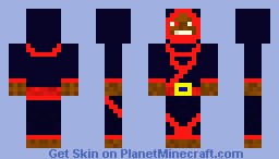 Red and dangerous Minecraft Skin