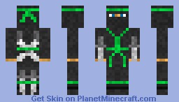 Ninja of The Slime Minecraft Skin