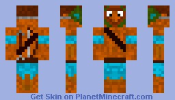 Tiki Islander - Blue Team Minecraft Skin