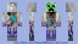 ghost creeper Minecraft Skin