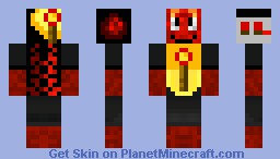 RedStone Man Minecraft Skin