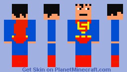 Superman Minecraft Skin