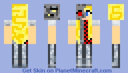 robot girl Minecraft Skin