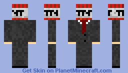 tnt man/tnt head Minecraft Skin