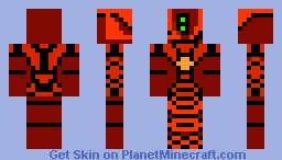 Warhammer 40K Tau Fire warrior (Fire Caste) Minecraft Skin