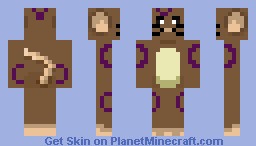 Purple transformice Shaman Minecraft Skin