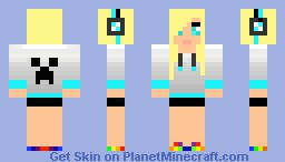 First Dj Girl Minecraft Skin