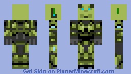 alien warrior Minecraft Skin