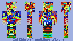 the scribbles Minecraft Skin