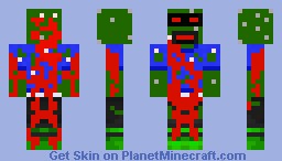 Bloody zombie! Minecraft Skin