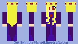 Shadow Queen Peach Minecraft Skin