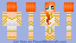 Koden, the flamed haired angel Minecraft Skin
