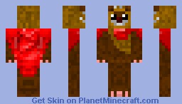 Ewok with cape Minecraft Skin