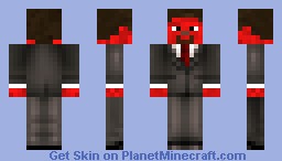 Red Steve Minecraft Skin