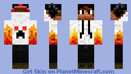 flame boy Minecraft Skin