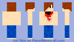 Open Wound Guy Minecraft Skin