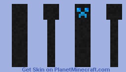 Tron Creeper Minecraft Skin