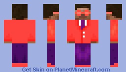 Pink and Classy Steve Minecraft Skin