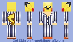 Pikachu in pajamas! Minecraft Skin