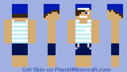 Teenage surfer dude Minecraft Skin